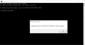 Activating Windows 10 using slmgr | VK9 Security
