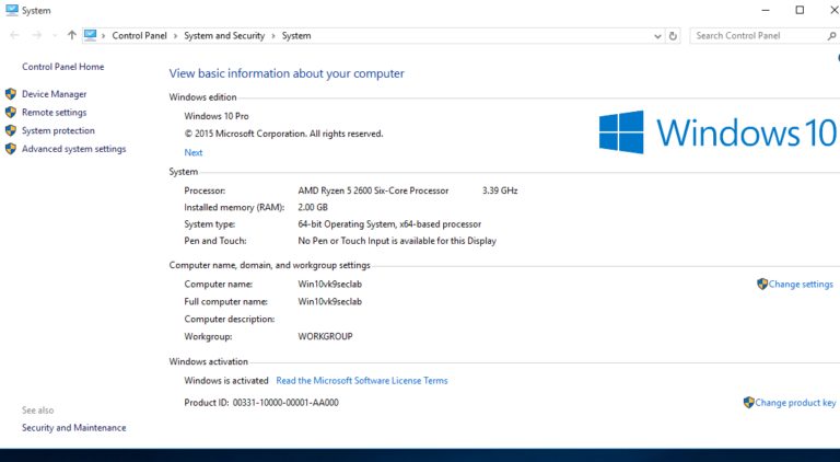 Activating Windows 10 using slmgr | VK9 Security
