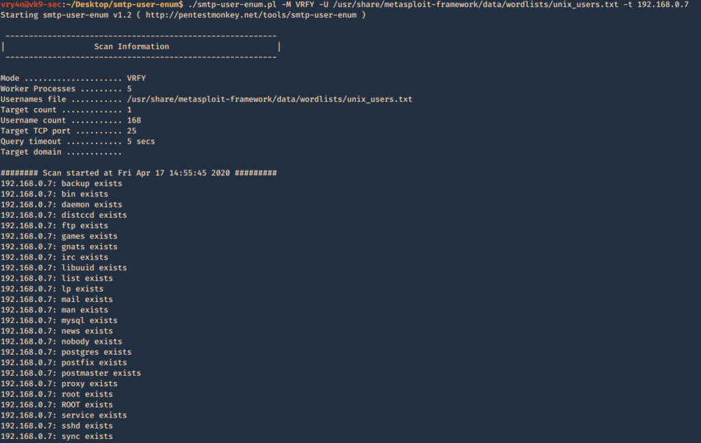 25,110,143/tcp SMTP,POP3,IMAP – Enumeration | VK9 Security