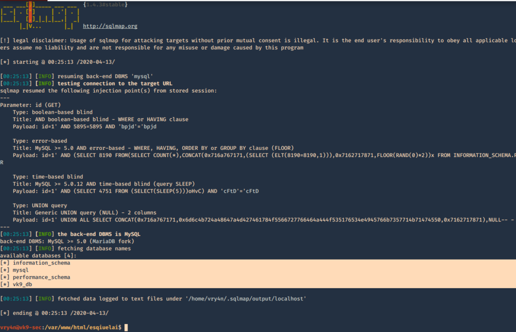 PHP, HTML & MySQL lab (SQL Injection) | VK9 Security