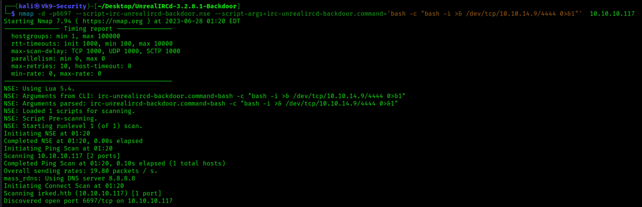 (CVE-2010-2075)[Command Execution] UnrealIRCD 3.2.8.1 Backdoor | VK9 ...