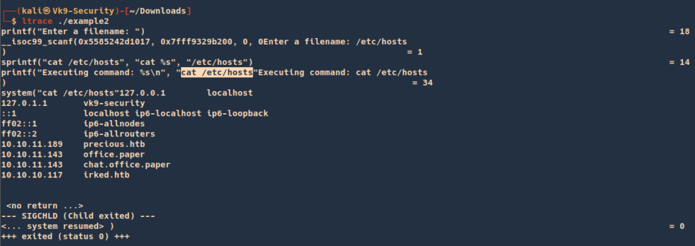 [C] Exploiting system() Calls in C and Command Injection | VK9 Security