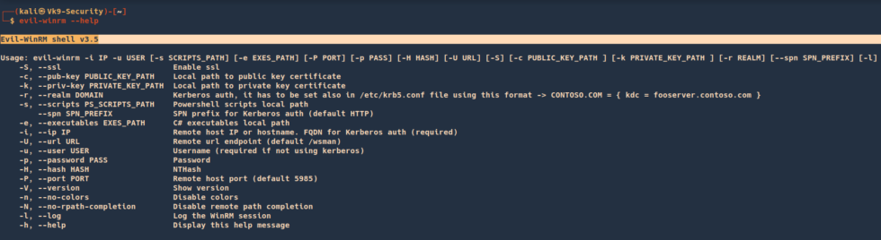 How To Evil Winrm A Tool For Windows Remote Management Exploitation Vk9 Security