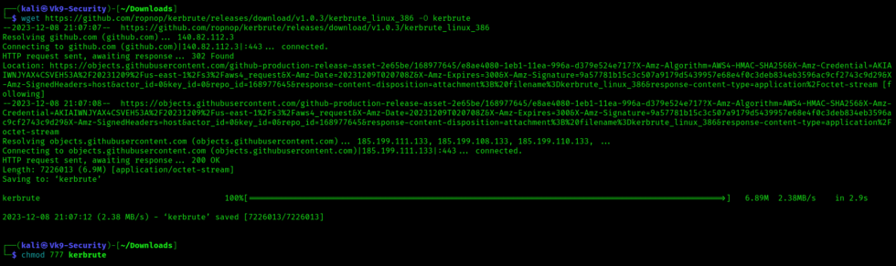 [How to] Kerbrute | VK9 Security